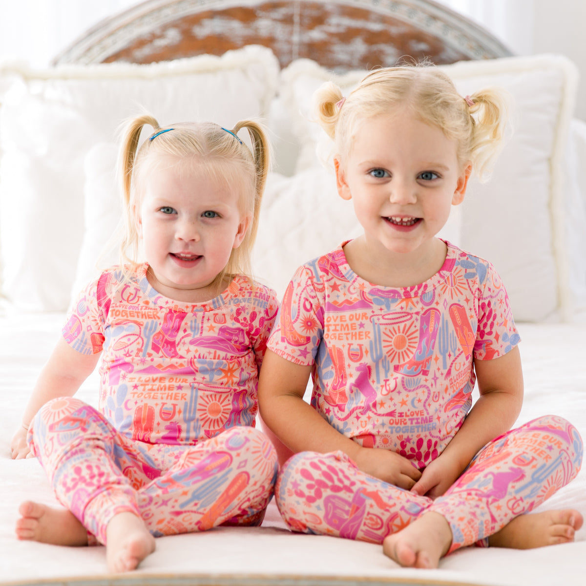 Saddle Up | Bamboo Short Sleeve Pajamas | "I Love Our Time Together ...